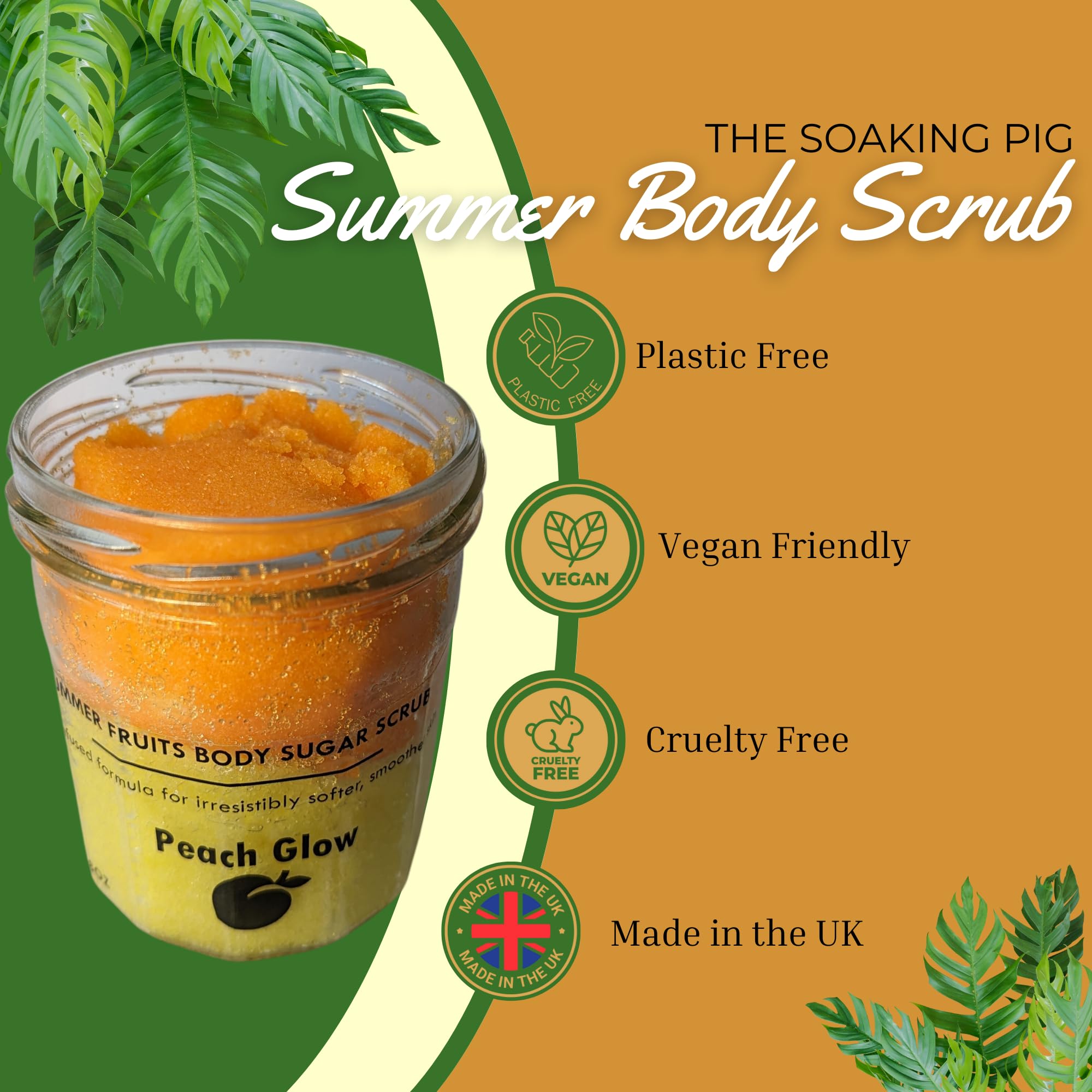 Summer Sugar Body Scrub Triple Pack,Rich In Natural Minerals For All ...
