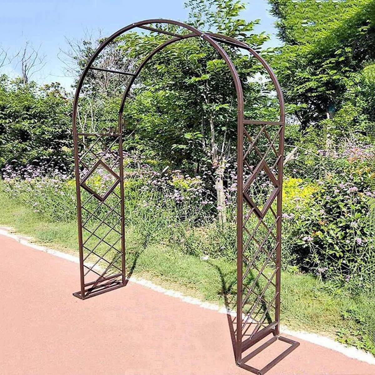 Amazon.com : Heavy Duty Rose Arch Archway W= 7.5ft, 8.5ft, 9.2ft, 10 ...