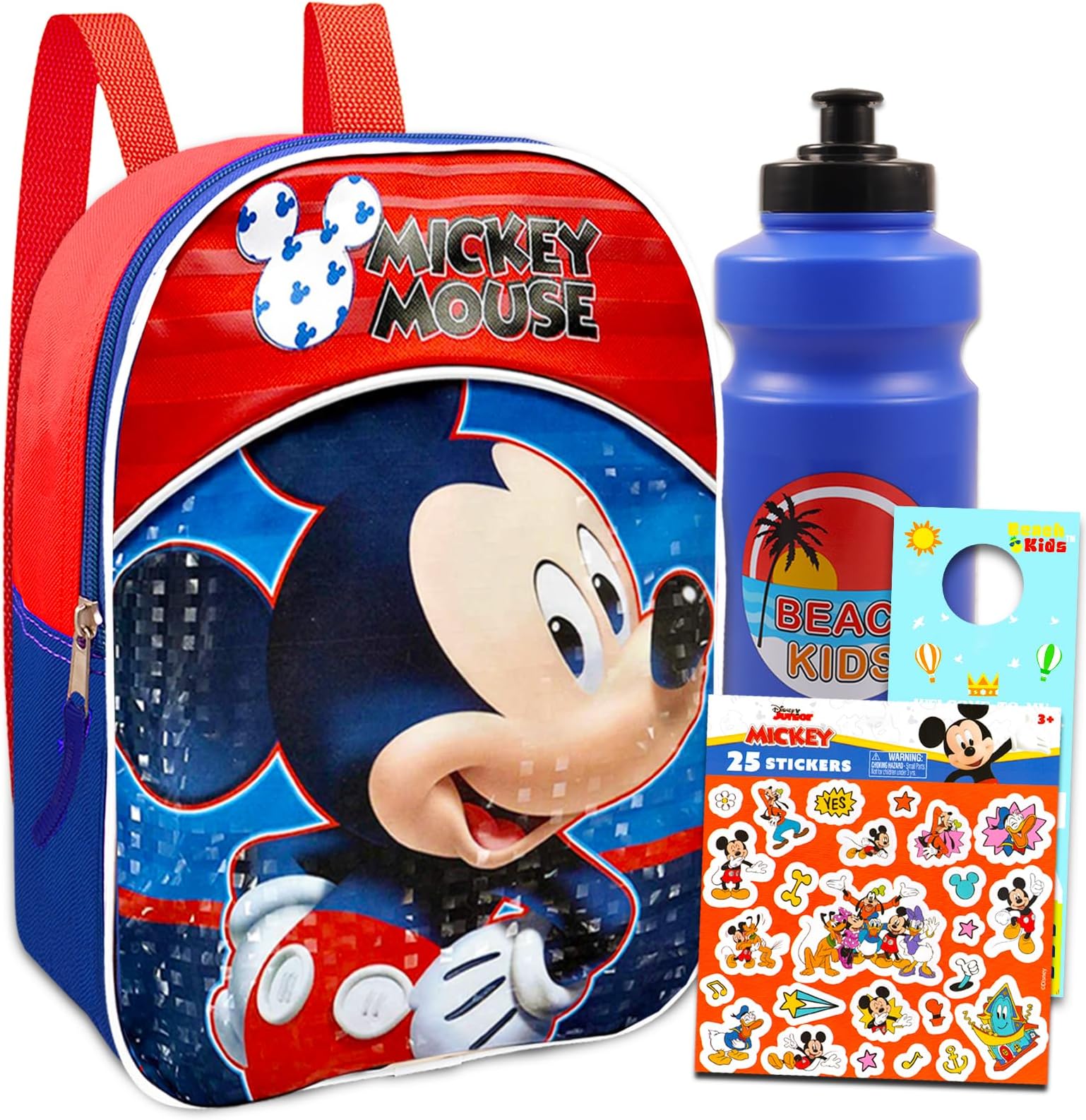 Amazon.com | Mickey Mouse Mini Backpack for Boys - Bundle with 11 ...