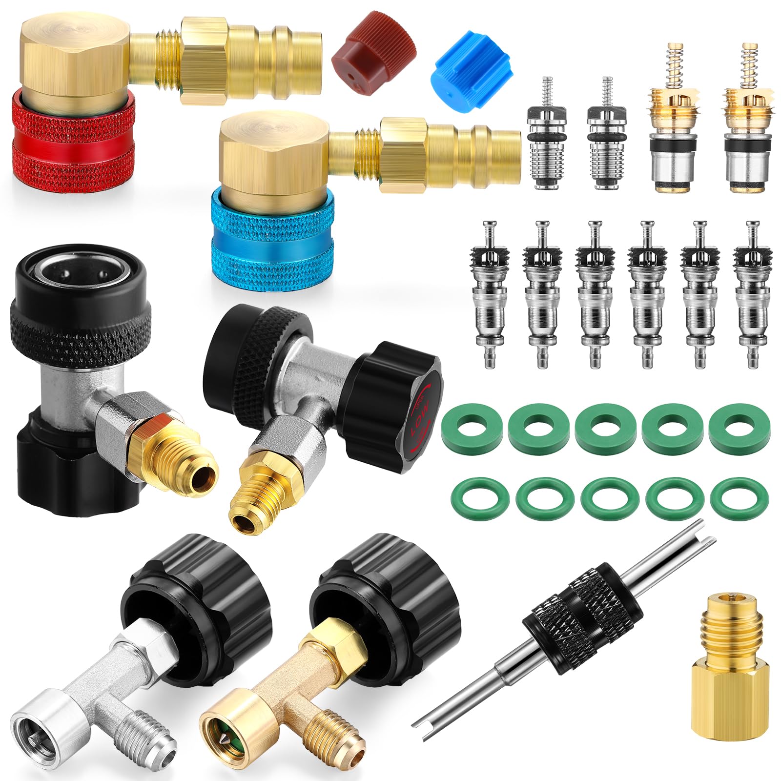 Snapklik.com : DaisyInner 28 Pcs R1234yf To R134a Adapter