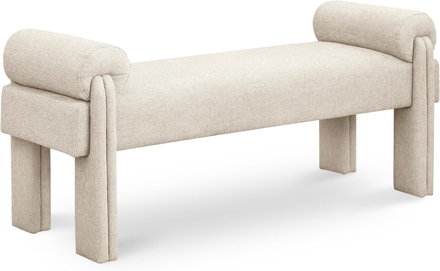 Amazon.com: Meridian Furniture 182Beige Stefano Collection Modern ...