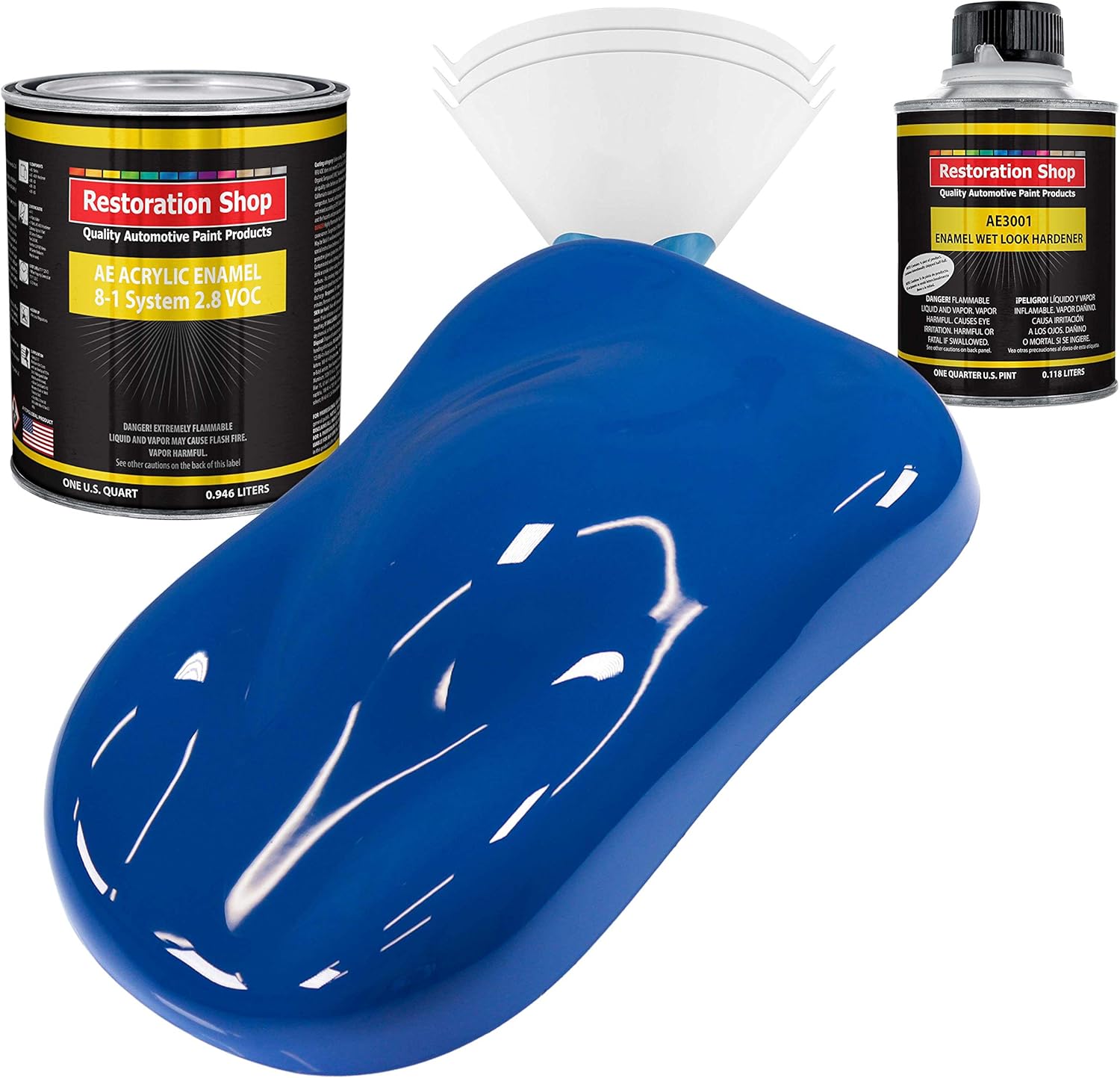 Amazon.com: Restoration Shop - Reflex Blue Acrylic Enamel Auto Paint ...