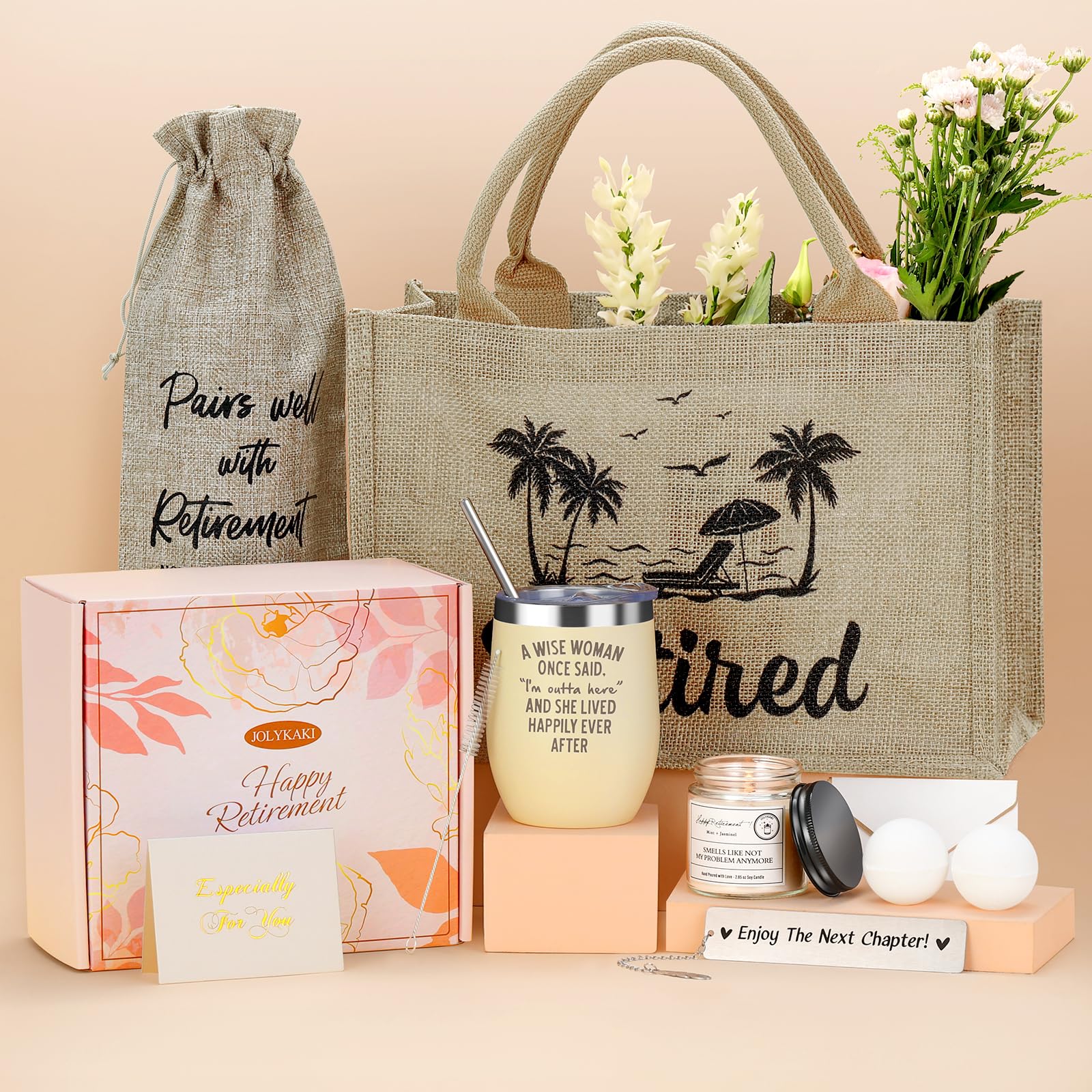 Amazon.com | Retirement Gifts for Woman 2025, Happy Cool Retirement ...