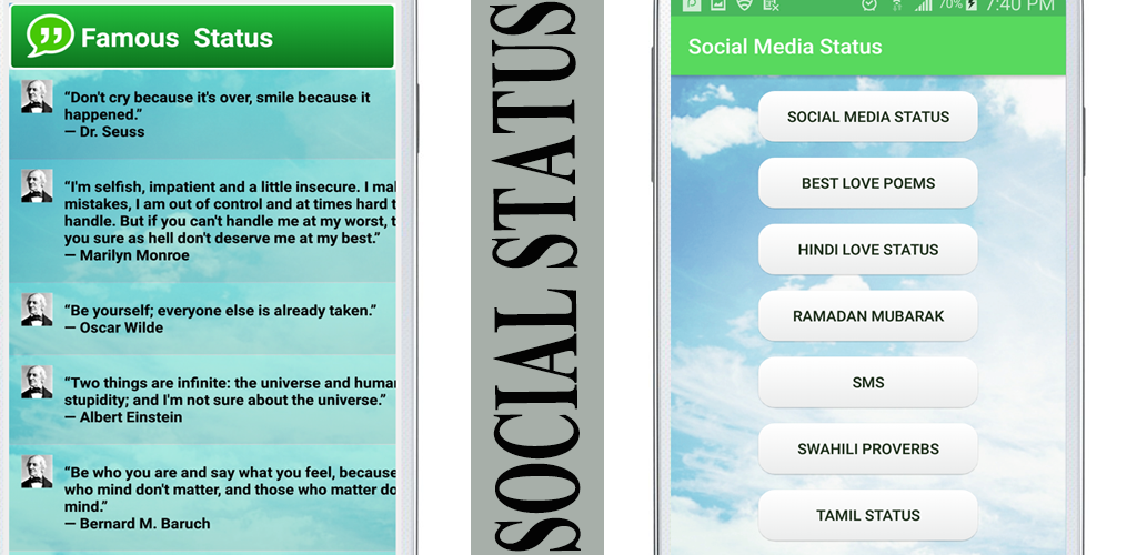 Social Media Status - App on the Amazon Appstore