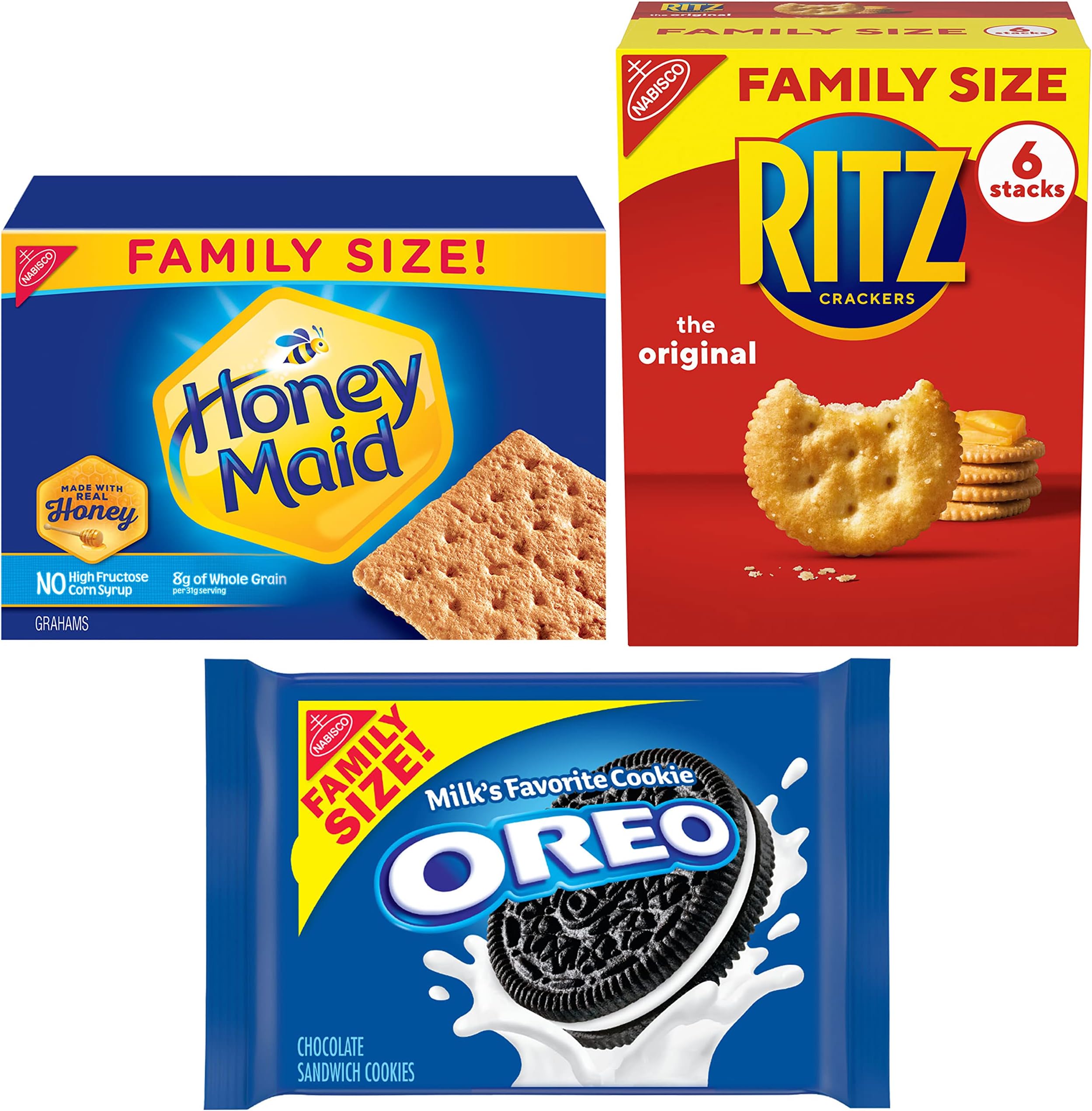Amazon.com: Honey Maid Honey Graham Crackers, Lil Squares, 1.06 oz ...