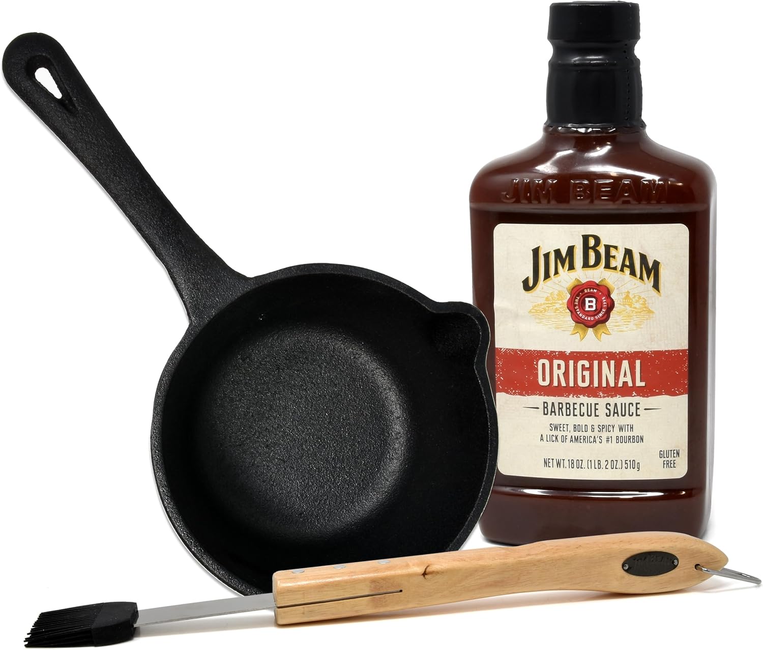 Amazon.com: Jim Beam Pre-Seasoned Heavy Duty Construction Black Cast ...
