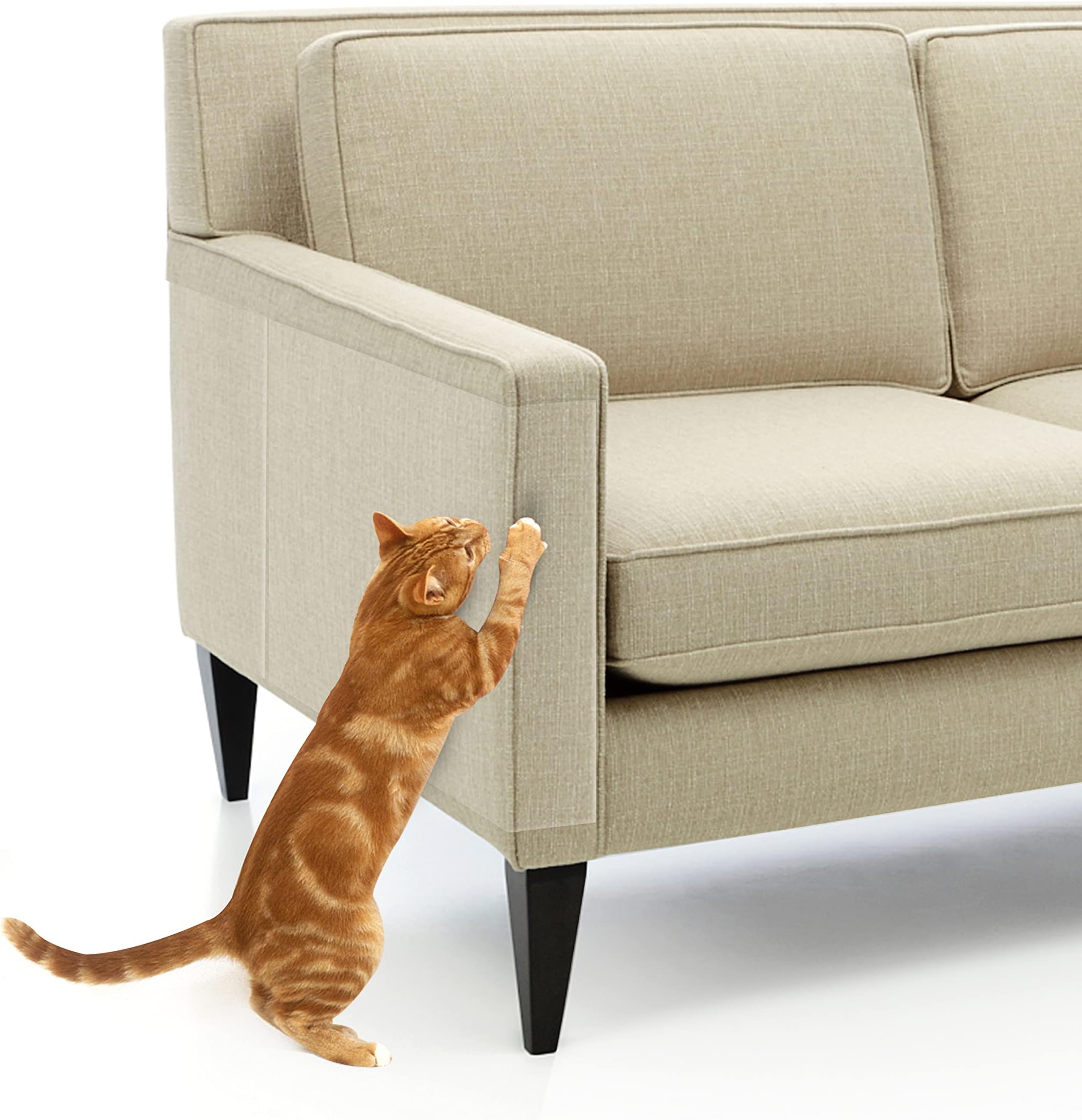 Amazon.com : 12 Sheets Cat Scratch Furniture Protector, Transparent Cat ...