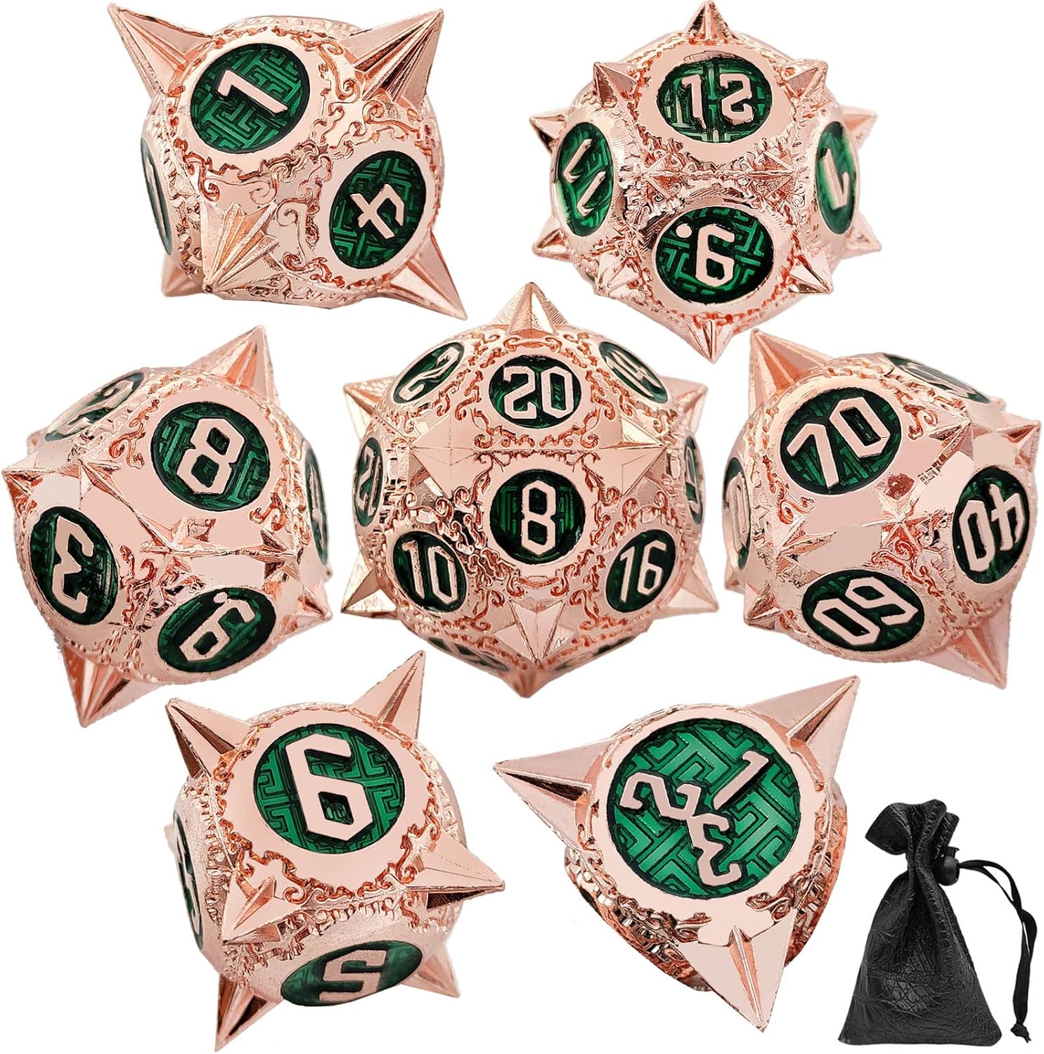 Amazon.com: DND Dice Set Dungeons and Dragons Dice Set with Dice Bag ...
