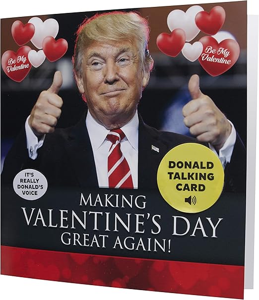 Amazon.com : Talking Donald Trump Valentines Card - Hear a Special ...