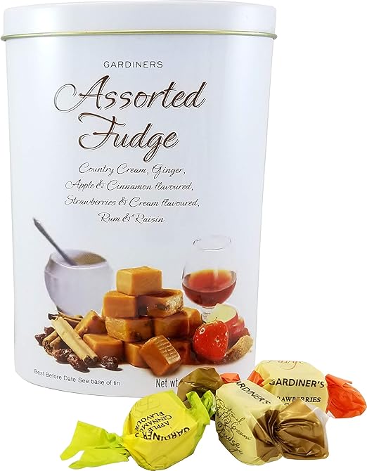 Amazon.com : Gardiners of Scotland Assorted Fudge Tin, 10.7-Ounce ...