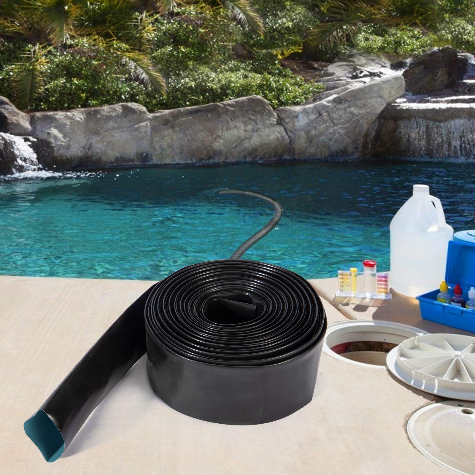 Snapklik.com : 2 Pack 2" X 50 Swimming Pool Backwash Hose- Weather ...