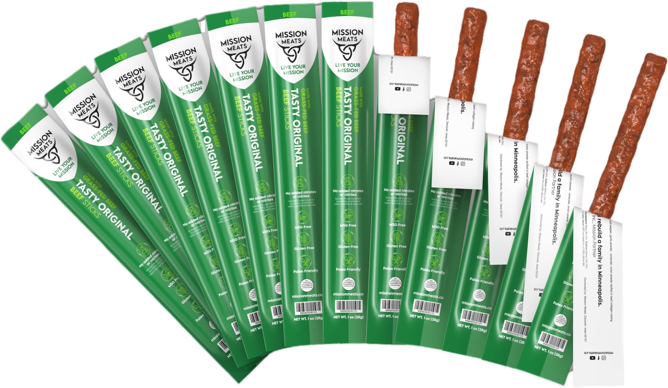 Amazon.com: Sweetwood Smokehouse Fatty Meat Stick | Jalapeno Flavor | 5 ...