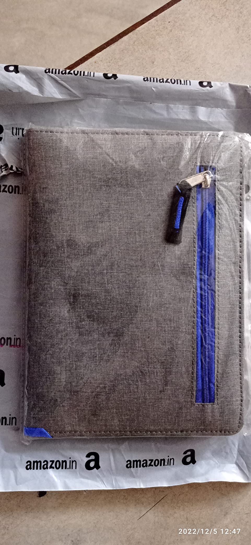 B2 ENT. Zipper Pocket A5 Notebook | A5 Size Diary | Hard Bound Notebook ...