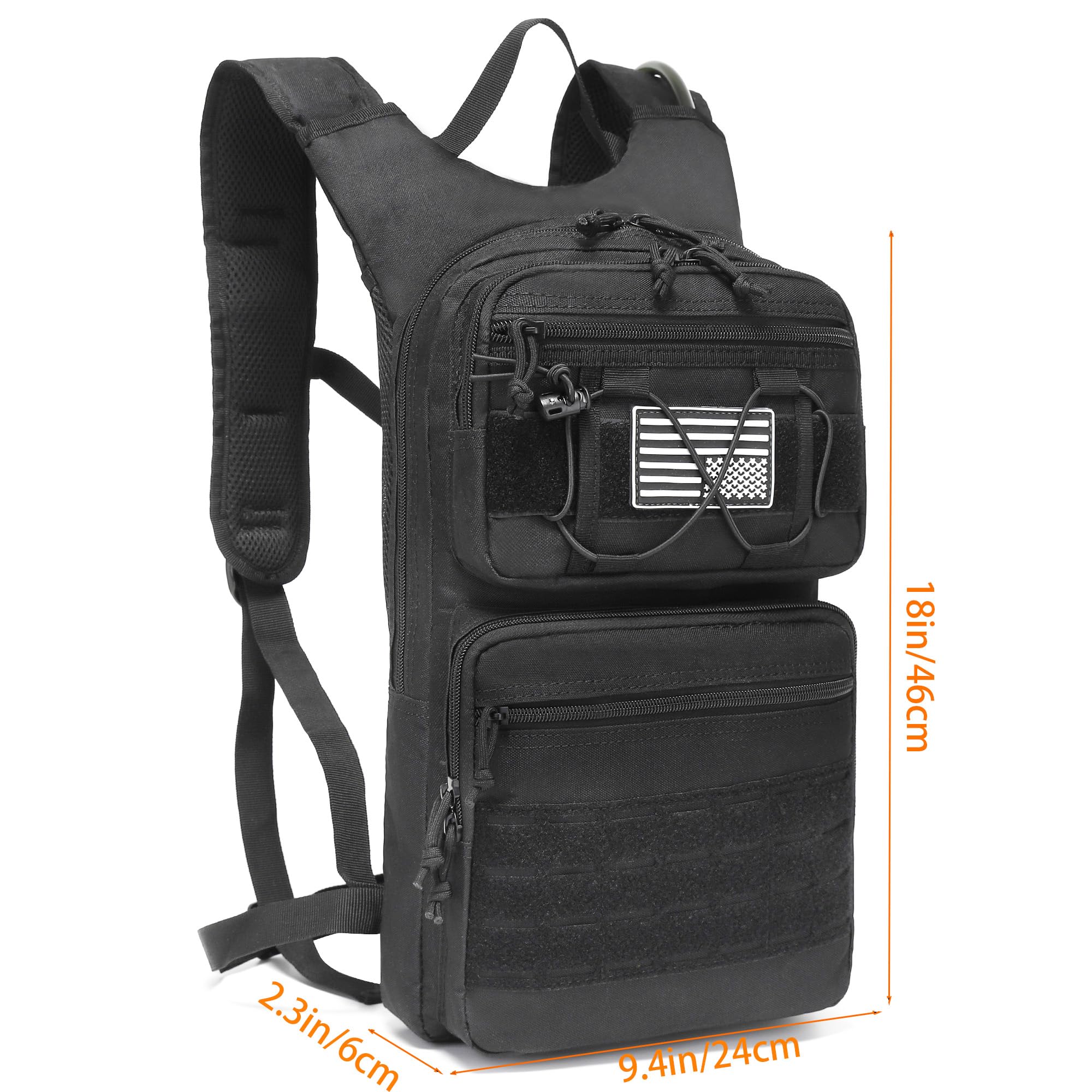 Snapklik.com : Tactical Water Hydration Pack Backpack Hydration Carrier ...