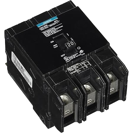 Siemens BQD3100 100-Amp Three Pole 480Y/277V AC 14KAIC Bolt in Breaker ...
