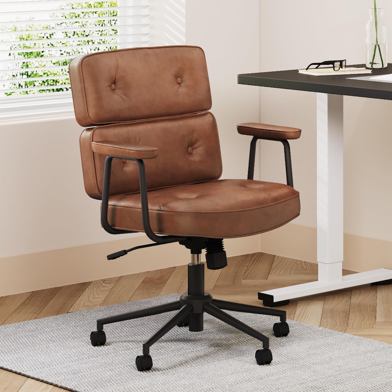 Amazon.com: FLEXISPOT Home Office Desk Chair, 23.4 * 20.1in Wide Comfy ...