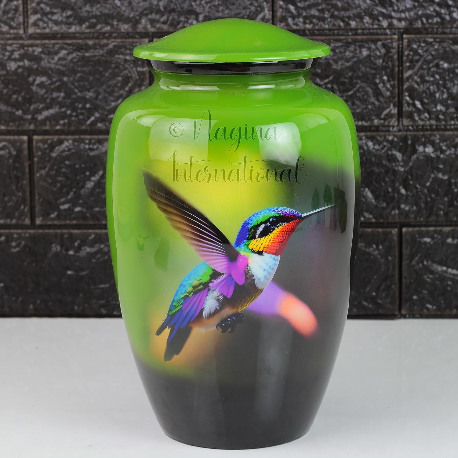 Amazon.com: Metal Cremation Urn for Cremated Human Ash Remains Storage ...