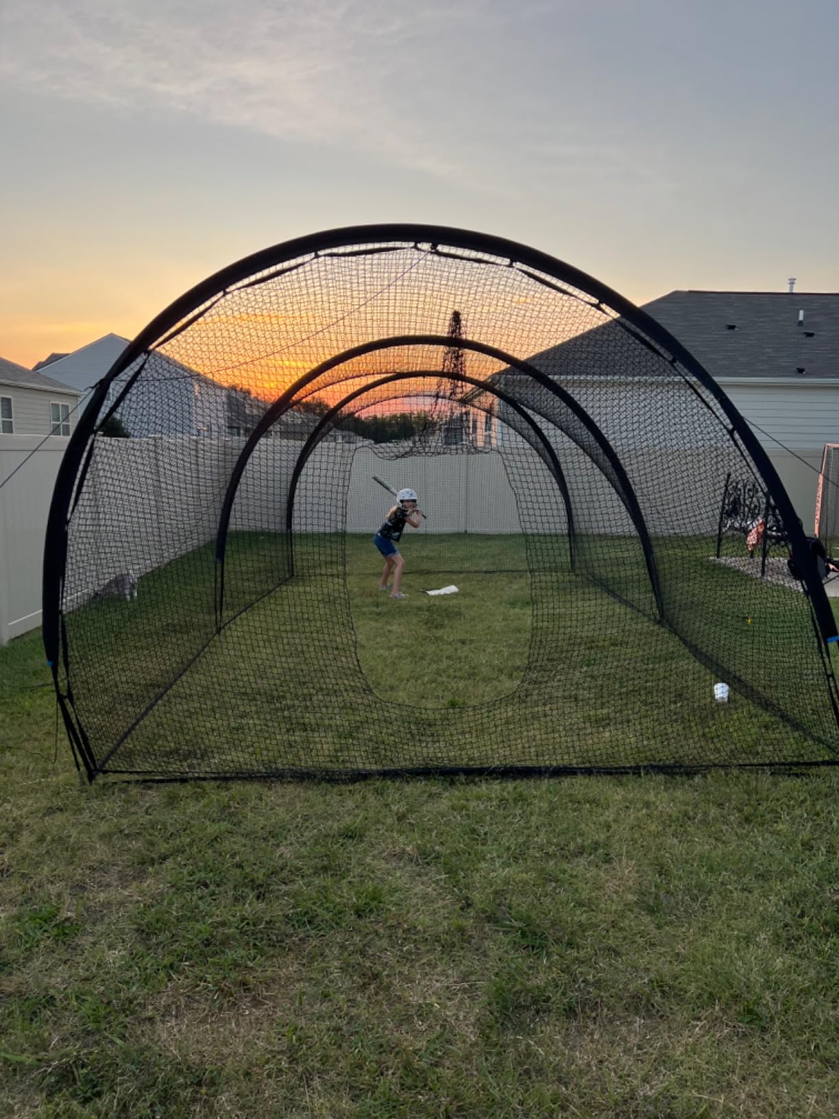 $33/mo - Finance Baseball Batting Cage Net and Frame Batting Cages for ...