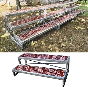 Amazon.com: Dailify Portable Choral Risers Choir Stairs Platform, Choir ...