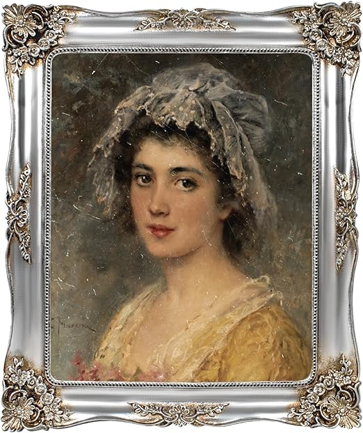 Amazon.com - FJXMFRAME Silver Picture Frame 8x10 Vintage Victorian ...