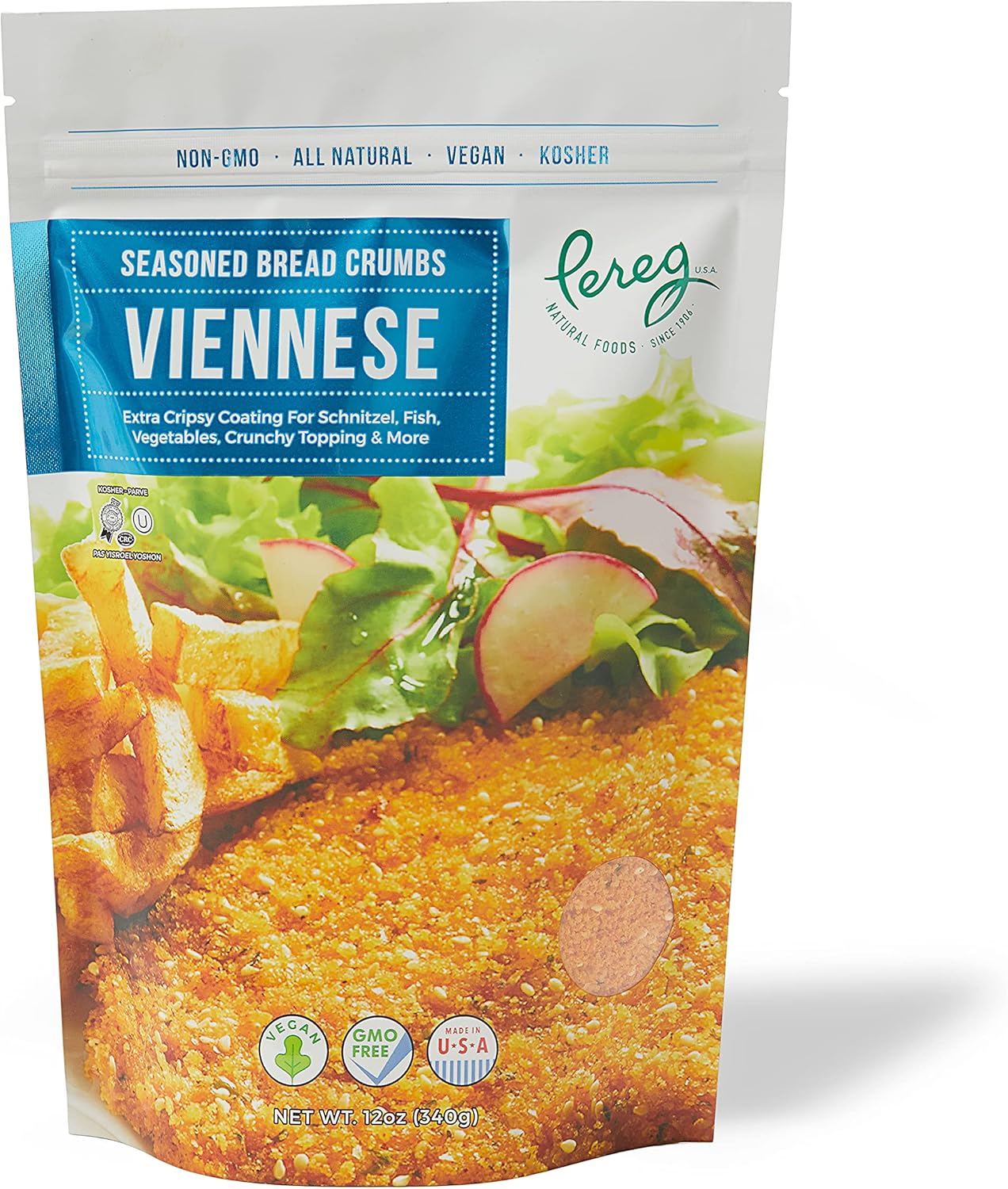 Pereg Viennese Flavoured Panko Bread Crumbs - 2 x 340gm Pack ...