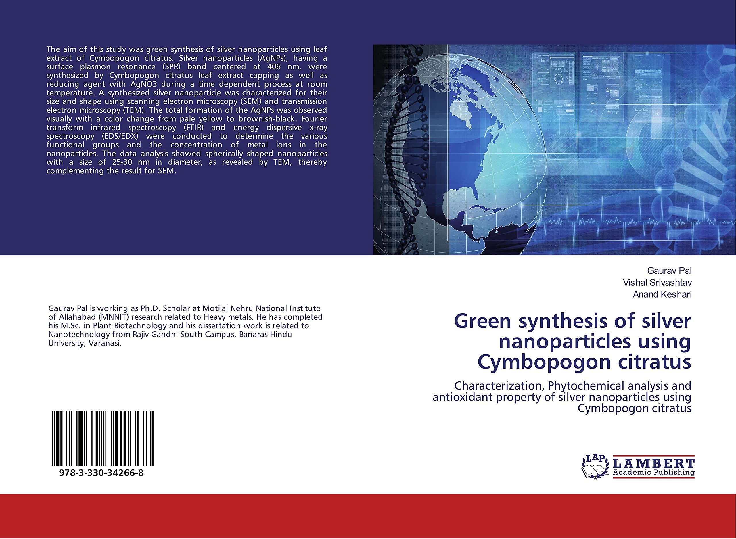 Buy Green synthesis of silver nanoparticles using Cymbopogon citratus ...