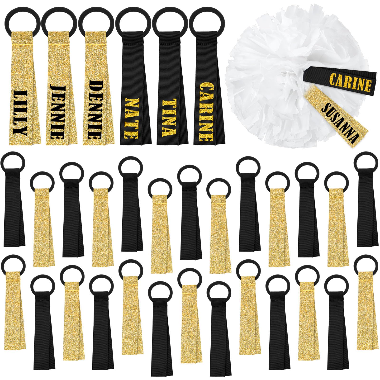 Snapklik.com : Rotatingpals 24 Pcs Cheerleader Pom Poms Tag Gear Tags ...