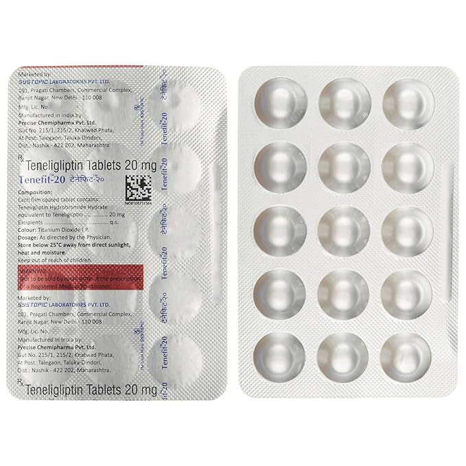 Tenefit 20 - Strip of 15 Tablets : Amazon.in