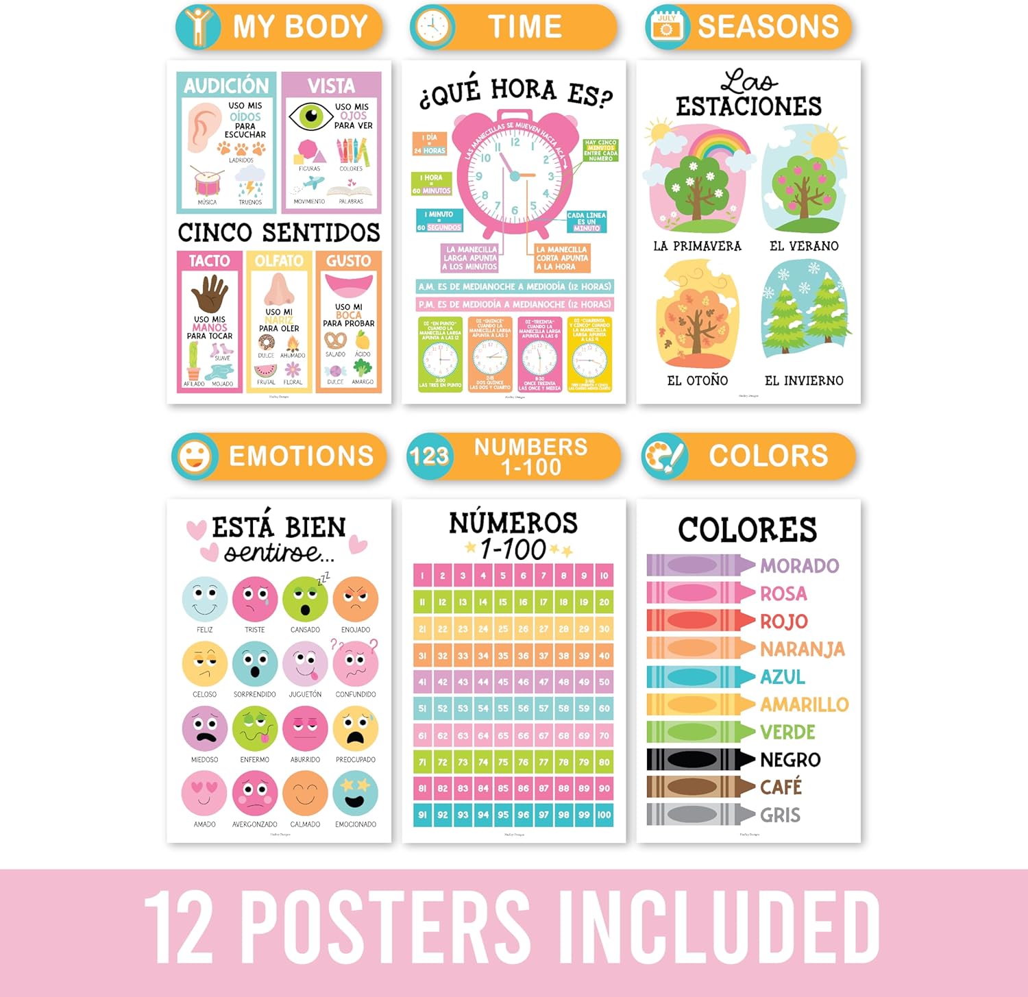 12 Colorful Spanish Classroom Decorations - Spanish Australia | Ubuy