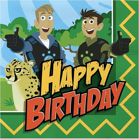 Amazon.com: Treasures Gifted Officially Licensed Wild Kratts Birthday ...