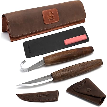 Amazon.com: BeaverCraft LS5P1 Wood Carving Strop Wood Carving Gouge ...