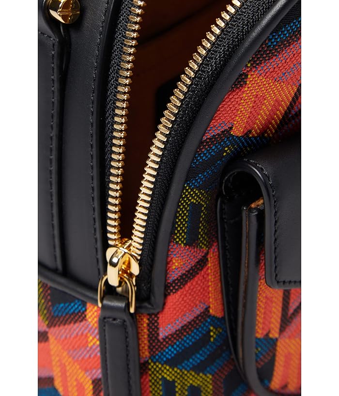 Mcm Cubic Logo Jacquard Backpack X-Mini International Shipping