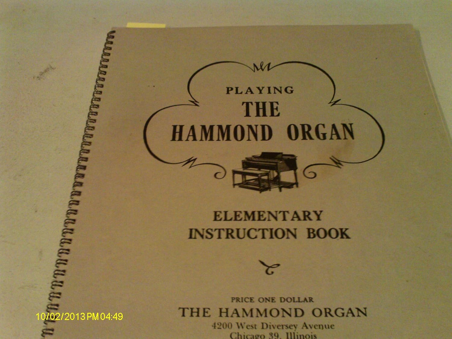 Playing the Hammond Organ: Elementary Instruction Book: Hammond ...