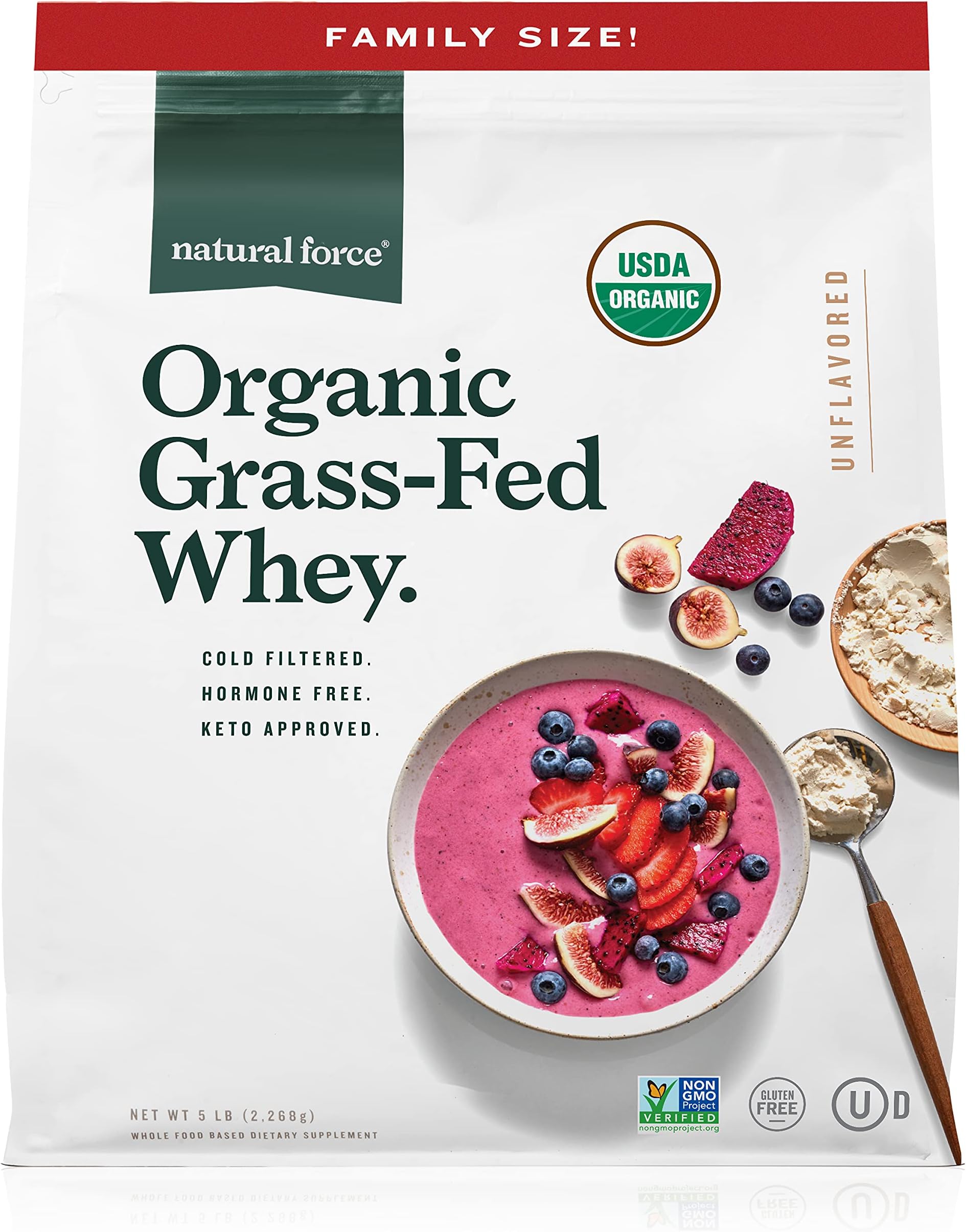 Amazon.com: Raw Organic Whey 5LB - USDA Certified Organic Whey Protein ...