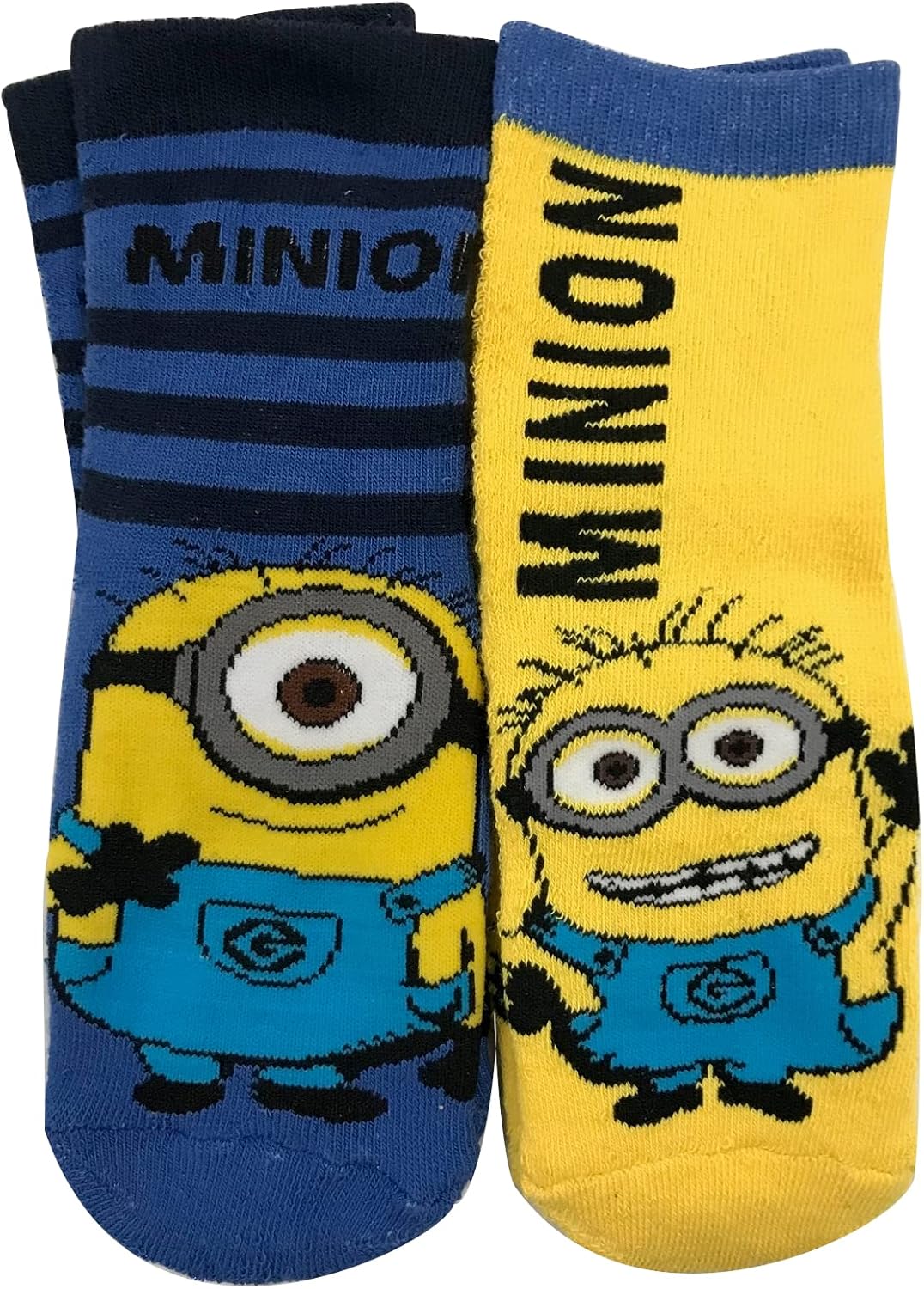 Despicable Me Minion Slipper Sock Kids 2 Pack : Amazon.co.uk