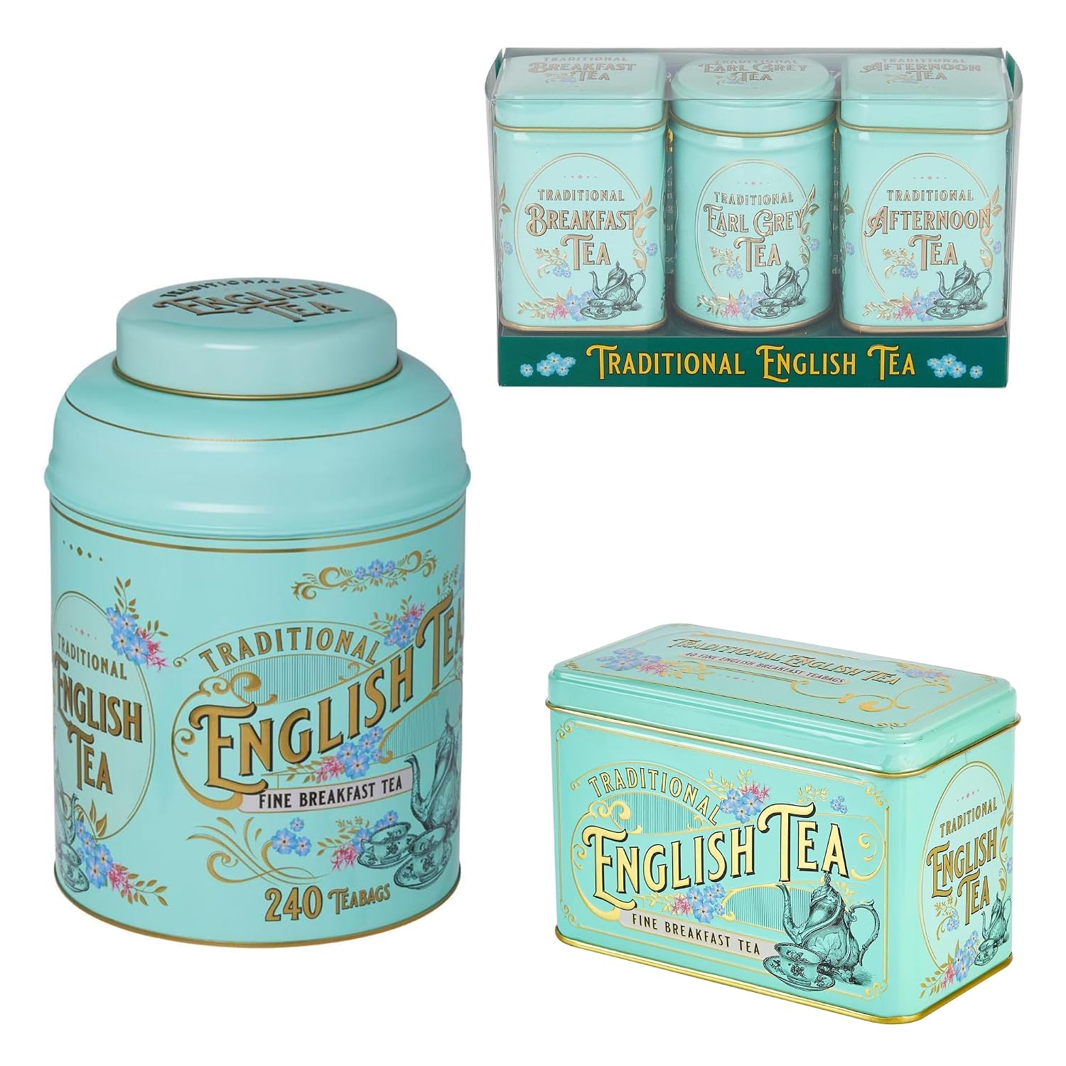 Amazon.com : New English Teas Vintage Victorian Tea Gift Bundle with ...