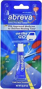 Amazon.com: Abreva Abreva Cold Sore/Fever Blister Treatment, 2 gms ...