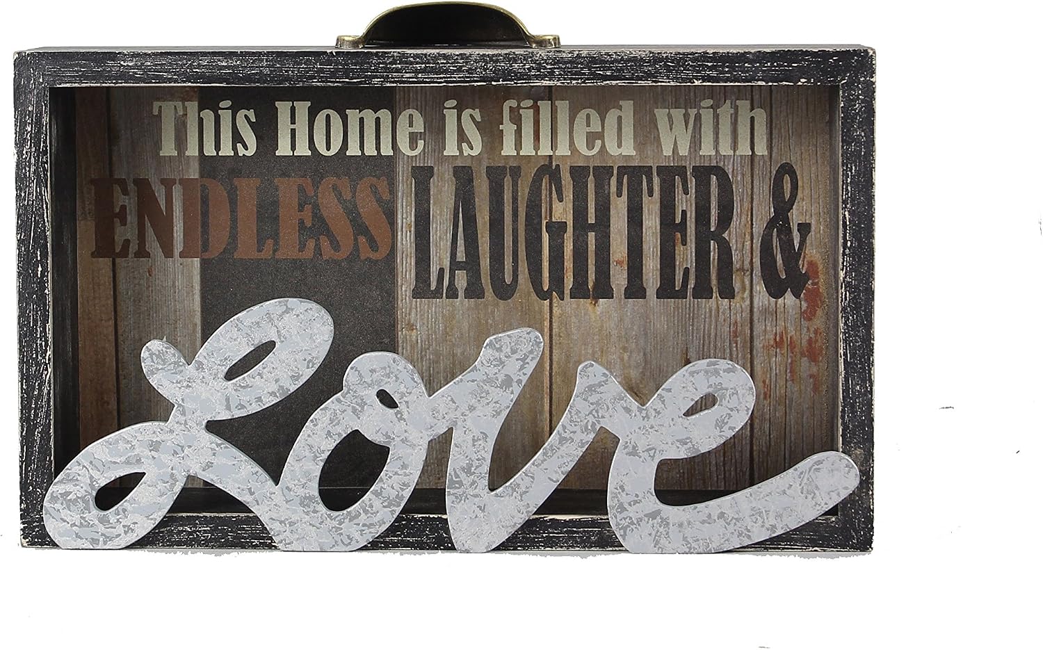 Amazon.com: Young's Inc 12"x2.25"x7.5" Wood Love Box Sign : Home & Kitchen