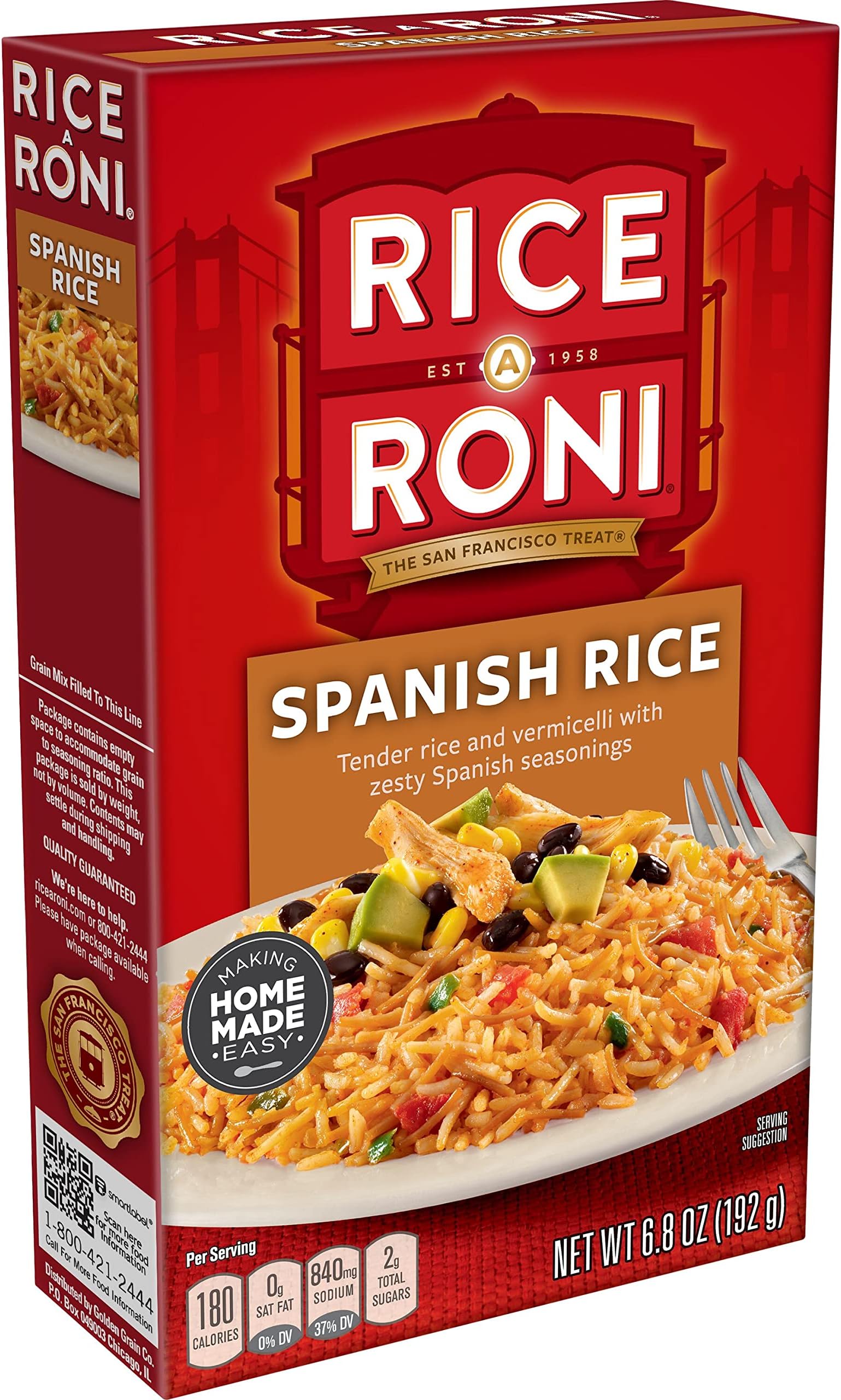 Amazon.com: Rice-A-Roni, Rice Mix Spanish, 6.8 oz
