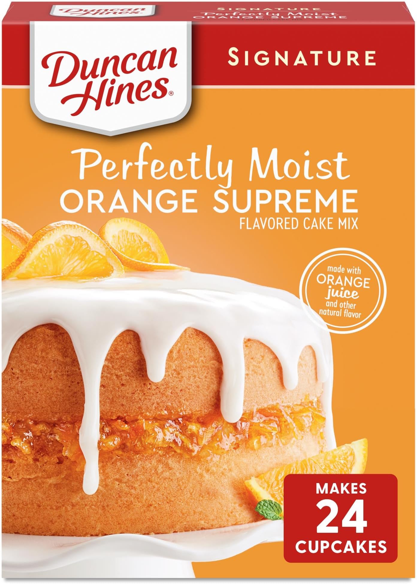 Amazon.com : Duncan Hines Signature Perfectly Moist Orange Supreme Cake ...