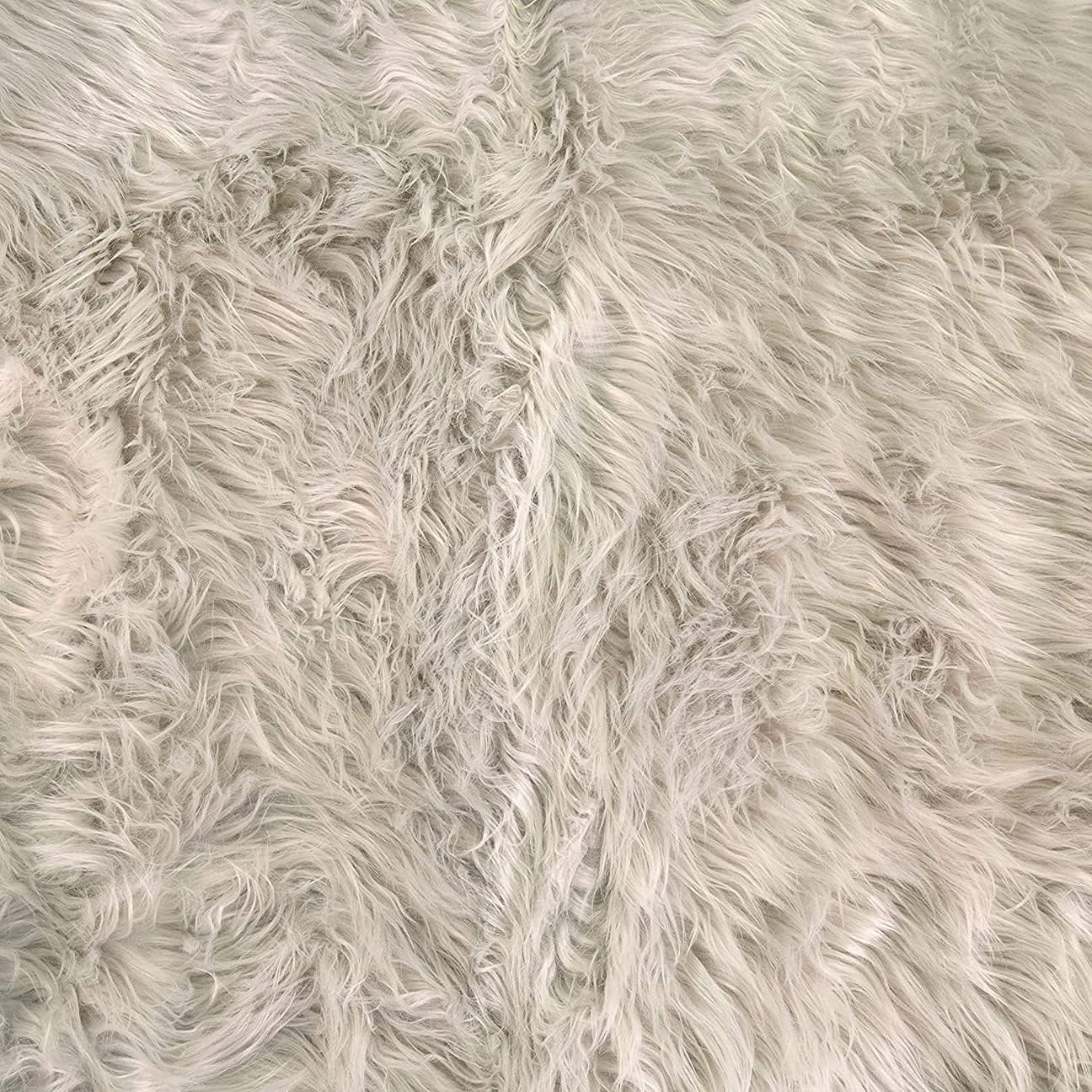 Amazon.com: FabricLA Shaggy Faux Fur Fabric by The Yard - 36" x 60 ...
