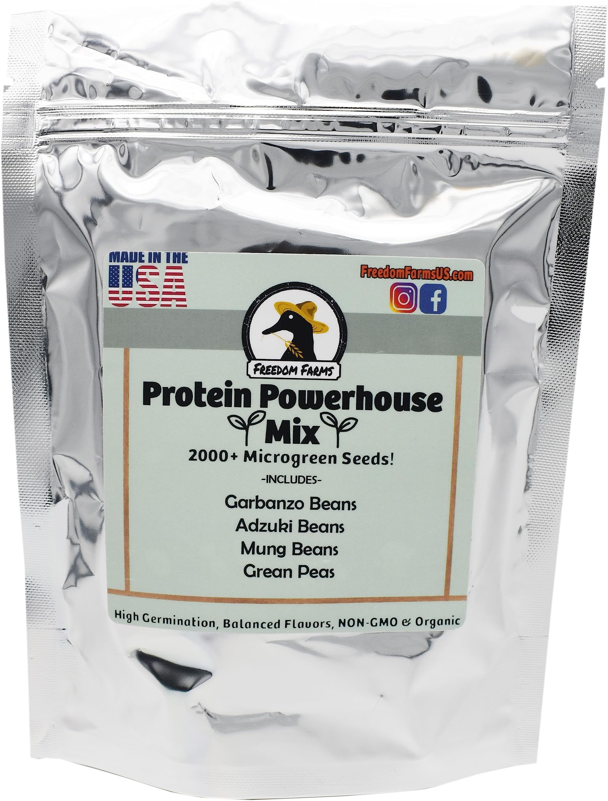 Amazon.com: 1 lbs Protien Bean Sprout Starter Seeds - Over 2000 Seeds ...