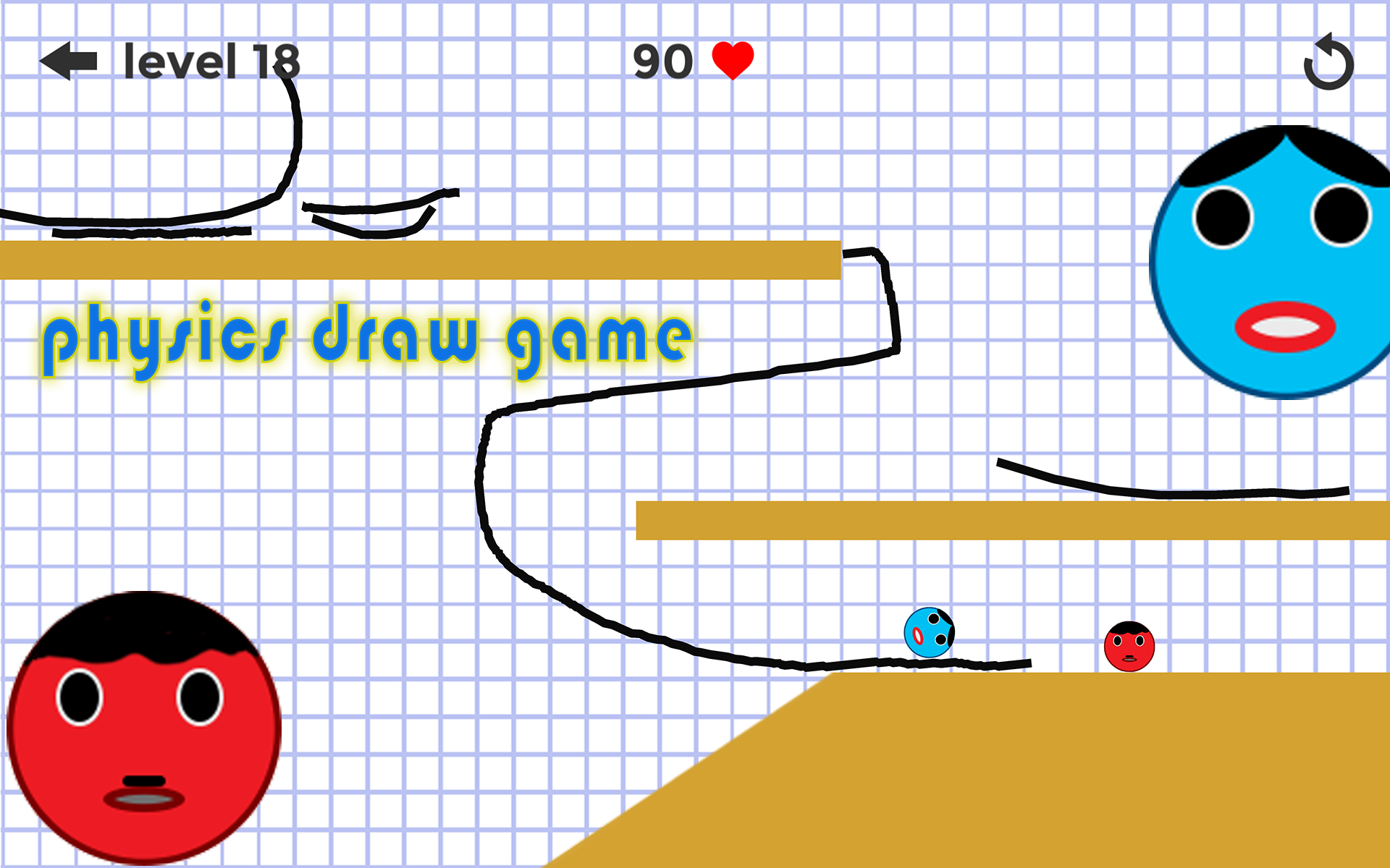 Ball Link Red and Blue Physics Draw - App on Amazon Appstore