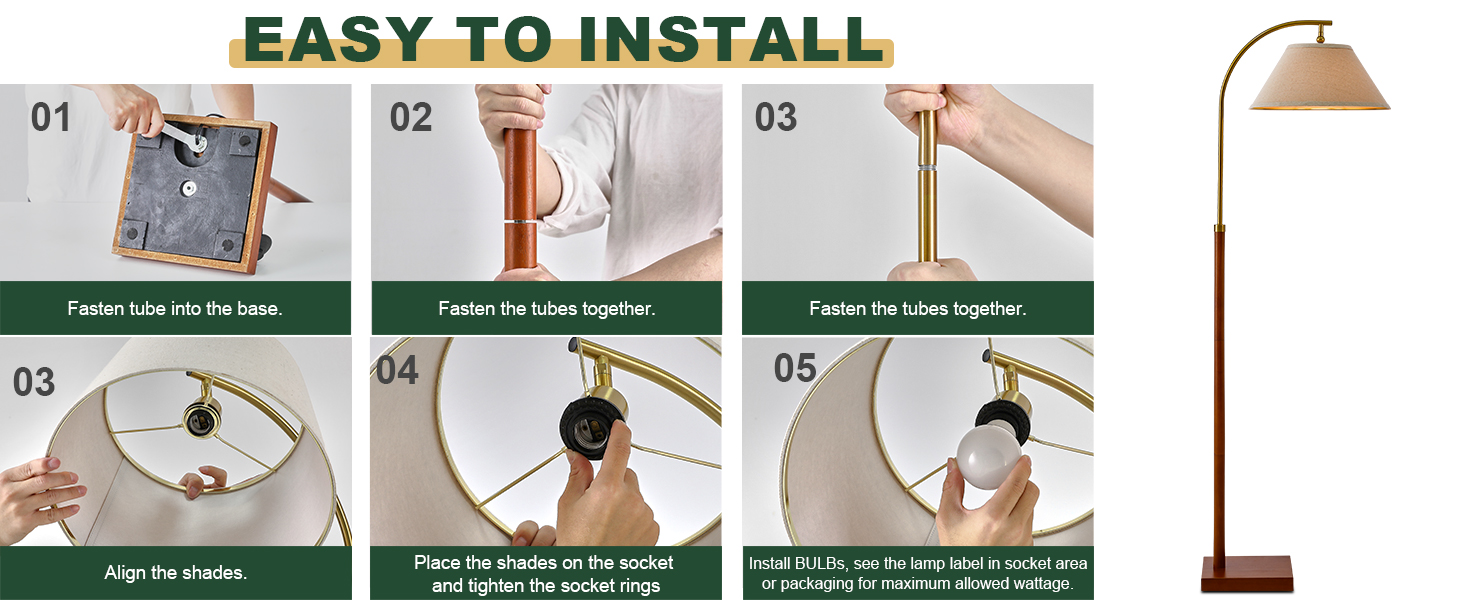Watch Floor Lamp for Living Rooms Installation on Amazon Live