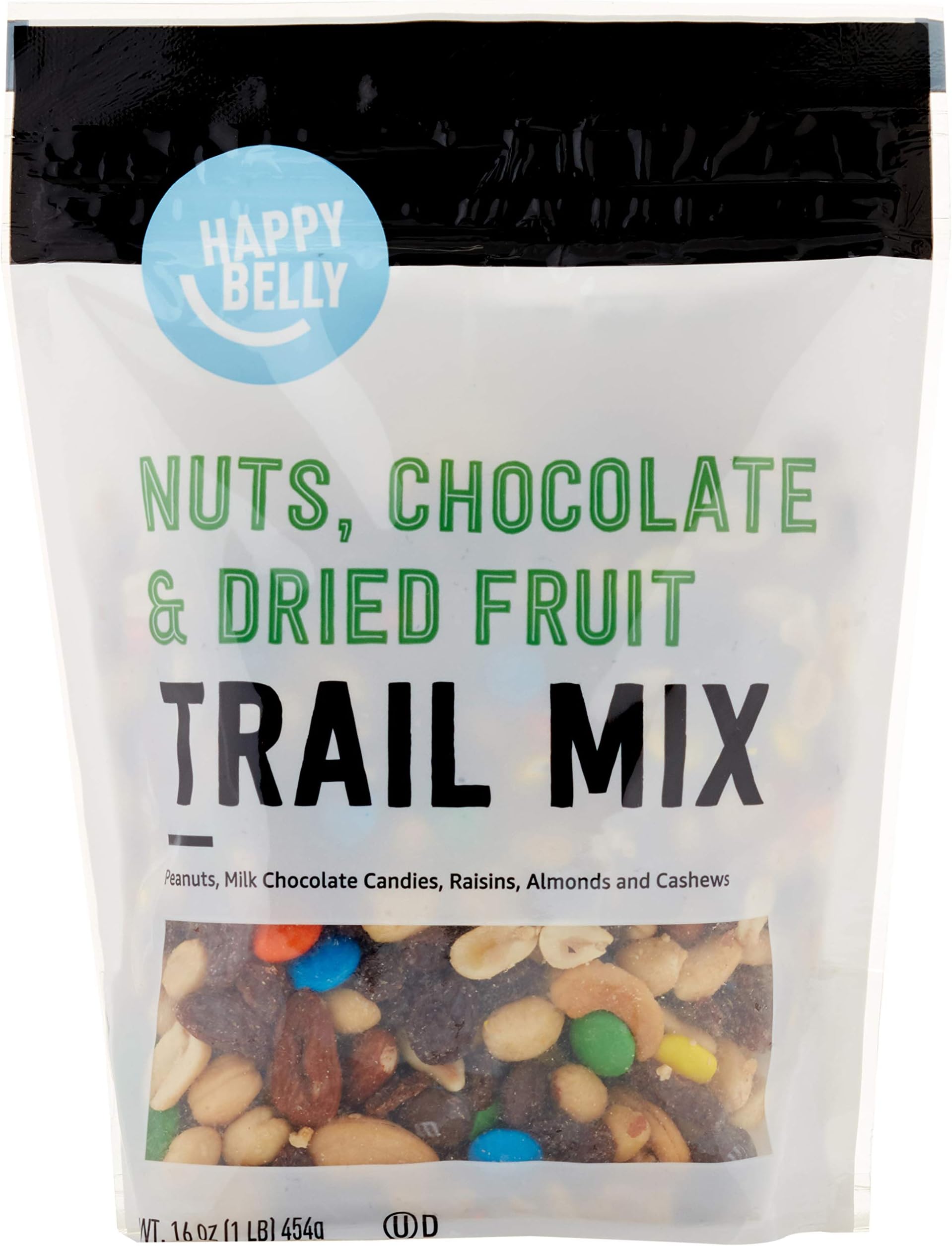 Amazon.com: Amazon Brand - Happy Belly Nuts, Chocolate & Dried Fruit ...