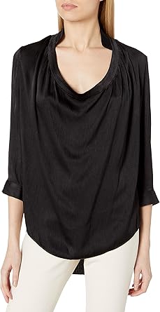 HALSTON Women's Drape Top at Amazon Women’s Clothing store