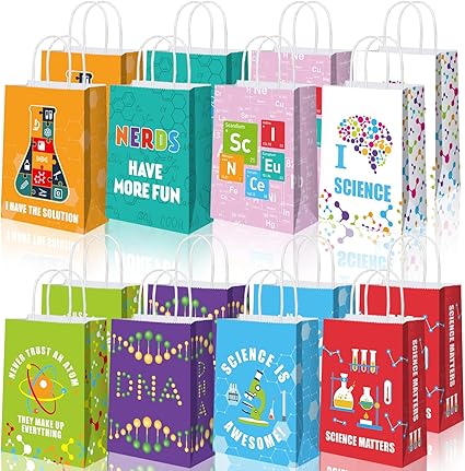 Amazon.com: Epakh 16 Pack Science Party Bags Under The Sea Party Favor ...
