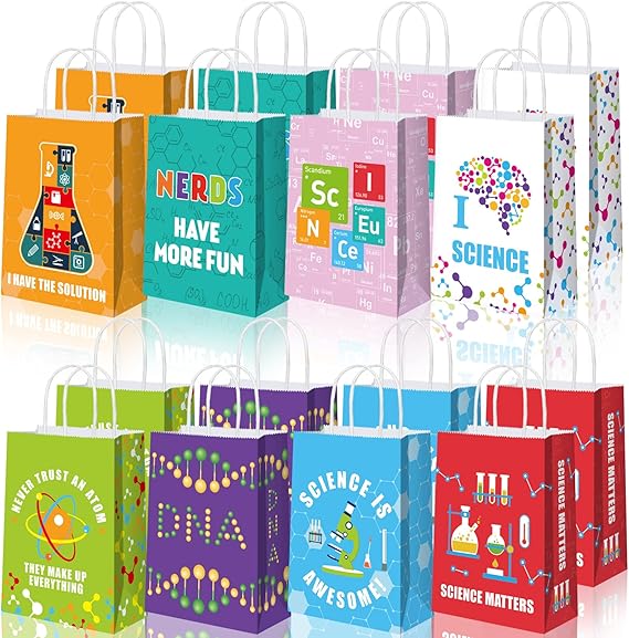 Amazon.com: Epakh 16 Pack Science Party Bags Under The Sea Party Favor ...