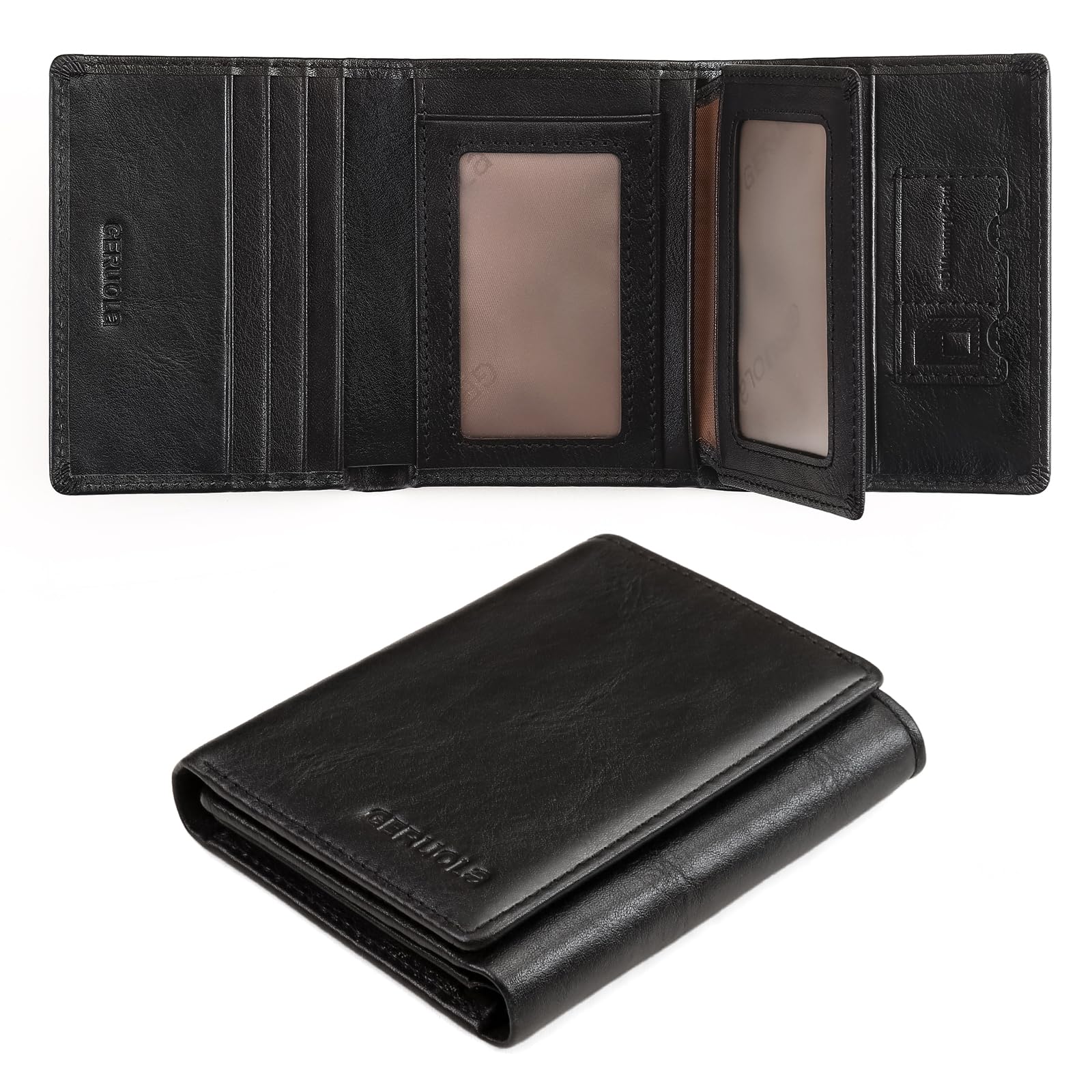 Levis Wallet For Men GERUOLA Trifold Wallets For Men Genuine Leather ...