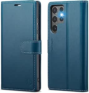 Amazon.com: FLIPALM Wallet Case for Samsung Galaxy S25 Ultra, RFID Blocking Credit Card Holder ...